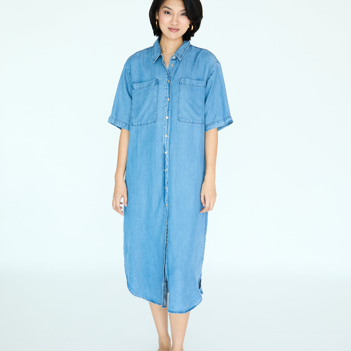 Jim Long Dress Shirt - Medium Blue Chambray – Excuse My French